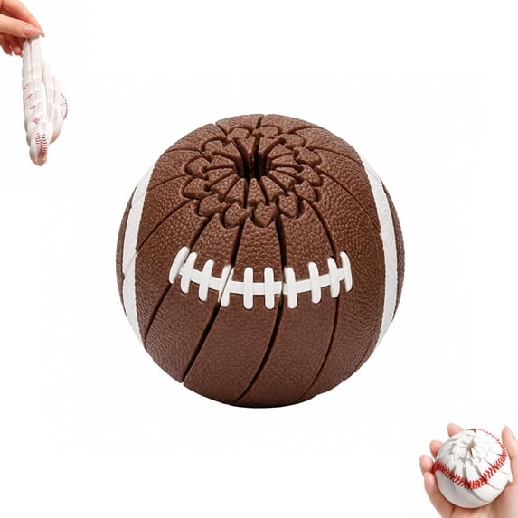 Baseball Fidget Ball, 3D Printed Fidget, Stress Relief Desk with Smooth ...