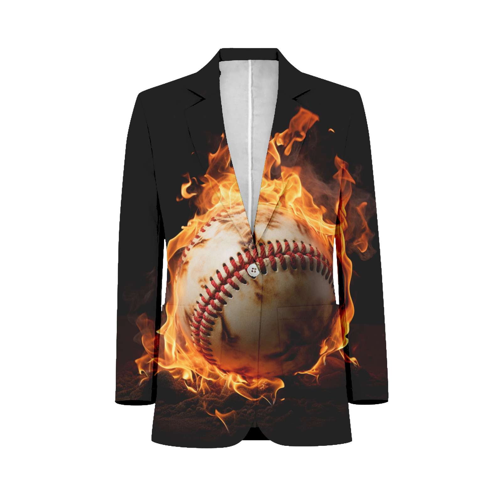 Baseball Fire Customized Men's Suits full man Shawl Collar Gentleman ...