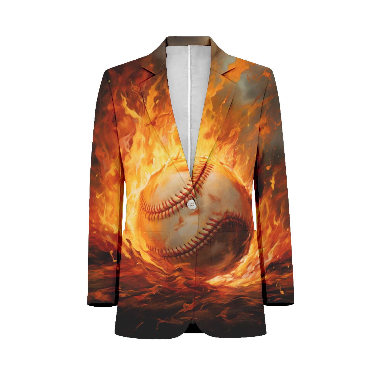 Baseball Fire Customized Men's Suits full man Shawl Collar Gentleman ...