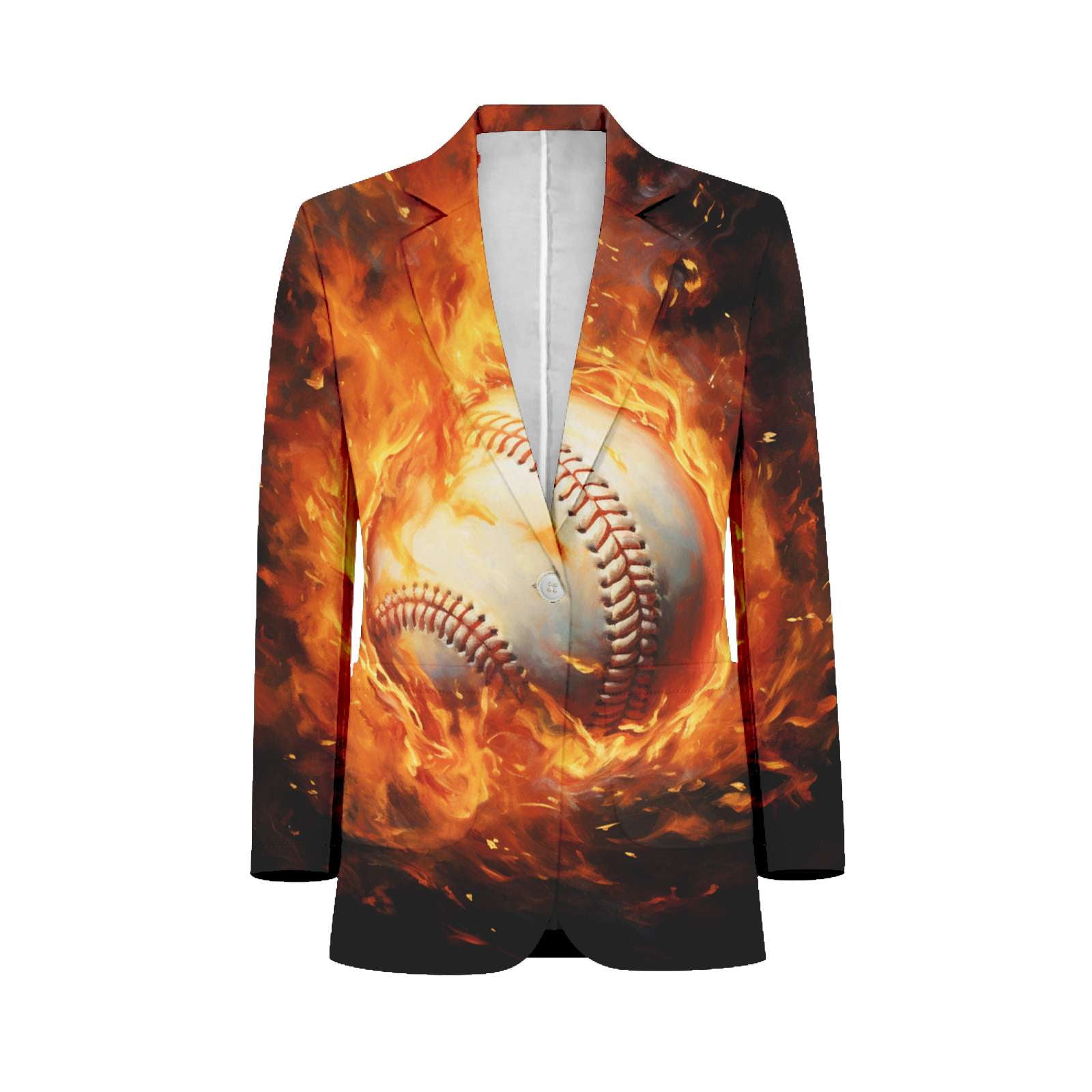 Baseball Fire Customized Men's Suits full man Shawl Collar Gentleman ...