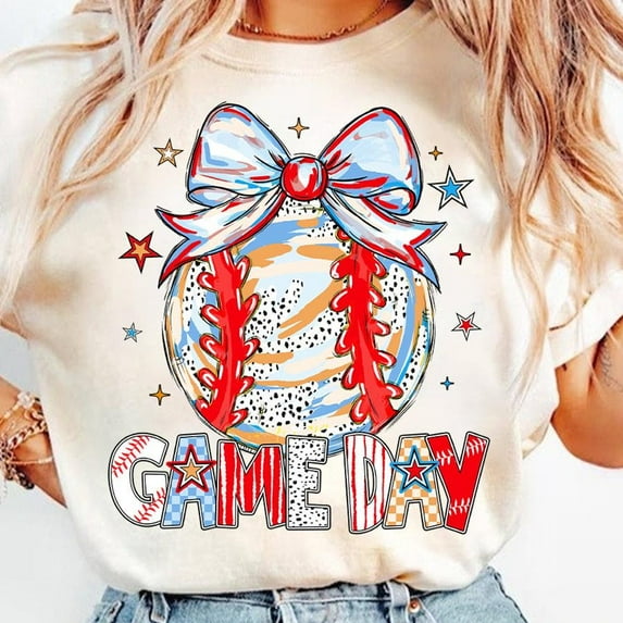 Baseball Game Day Coquette, Brushstroke Baseball Coquette, Tis the ...