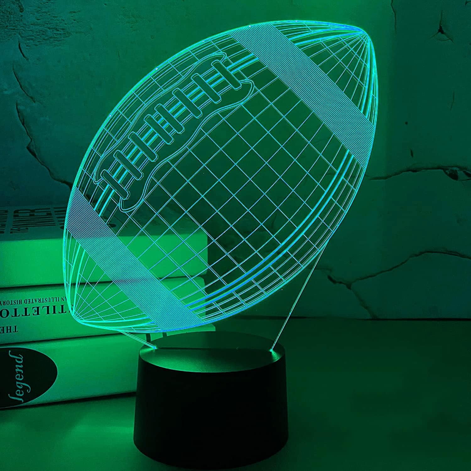 Baseball Games Toys 3D Illusion Night Light Lamp, Creative RGB Led ...