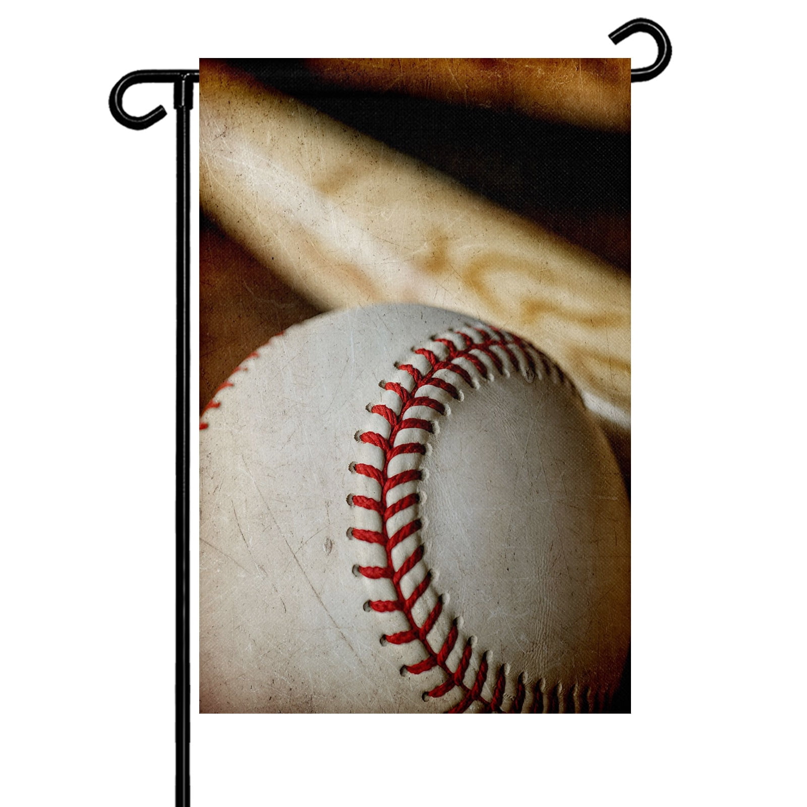 Baseball Garden Flag 28x40 Inch Retro Sport Double Sided Small ...