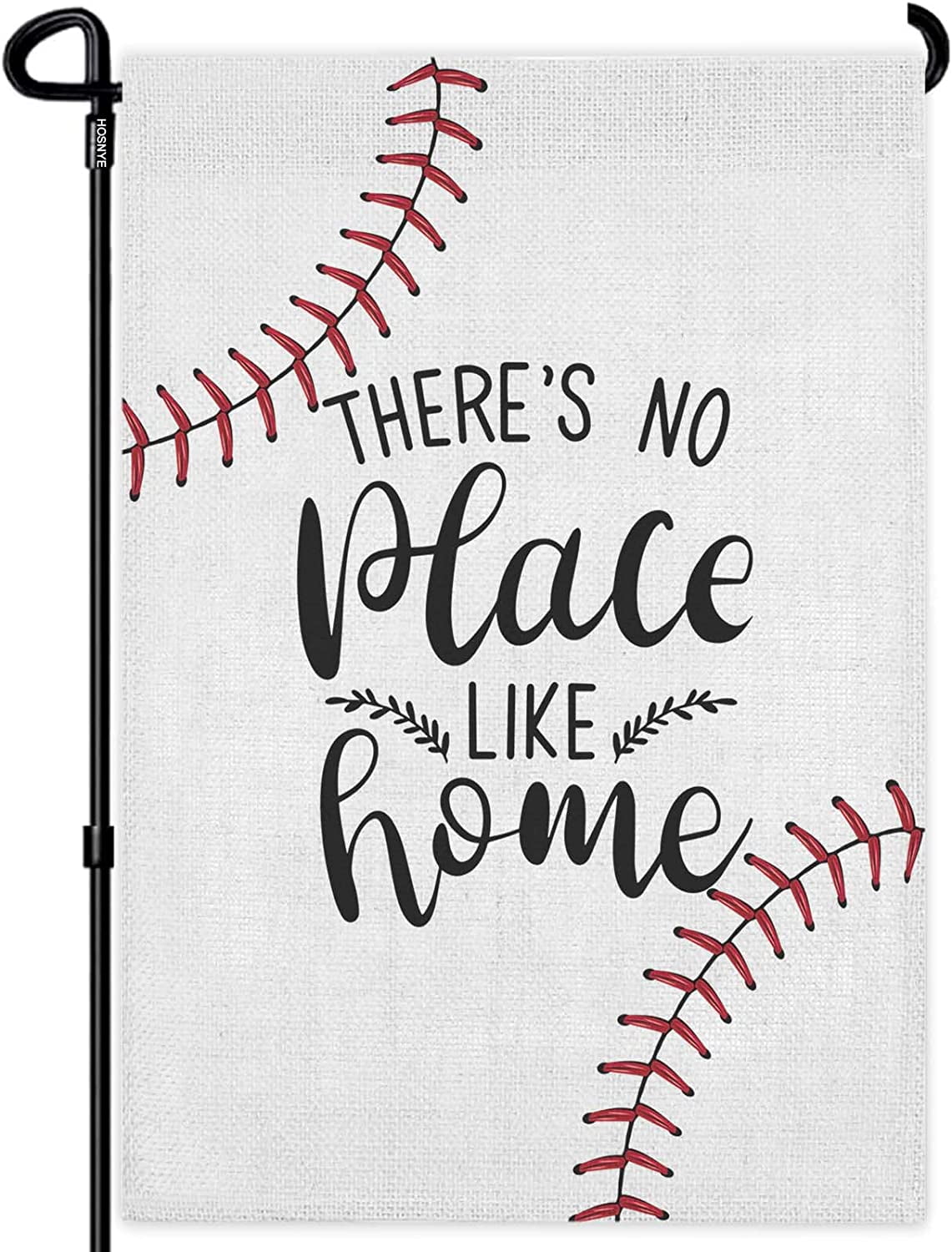 Baseball Garden Flags Double Sided Yard Flags No Place Like Home Garden ...