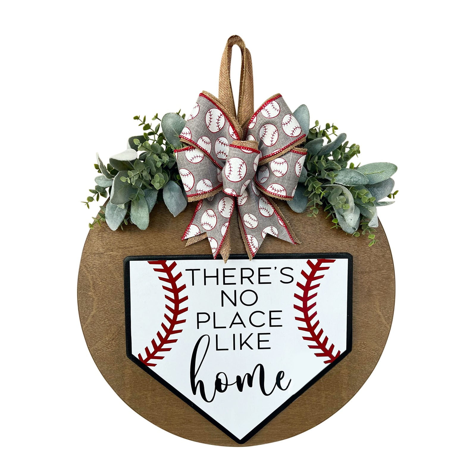 Baseball Gift Door Sign Baseball Door Decor Welcome Baseball Sign Front ...