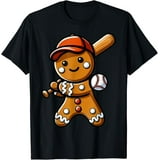 Baseball Gingerbread Man Baseball T-Shirt - Walmart.com