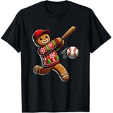 Baseball Gingerbread Man Baseball T-Shirt - Walmart.com