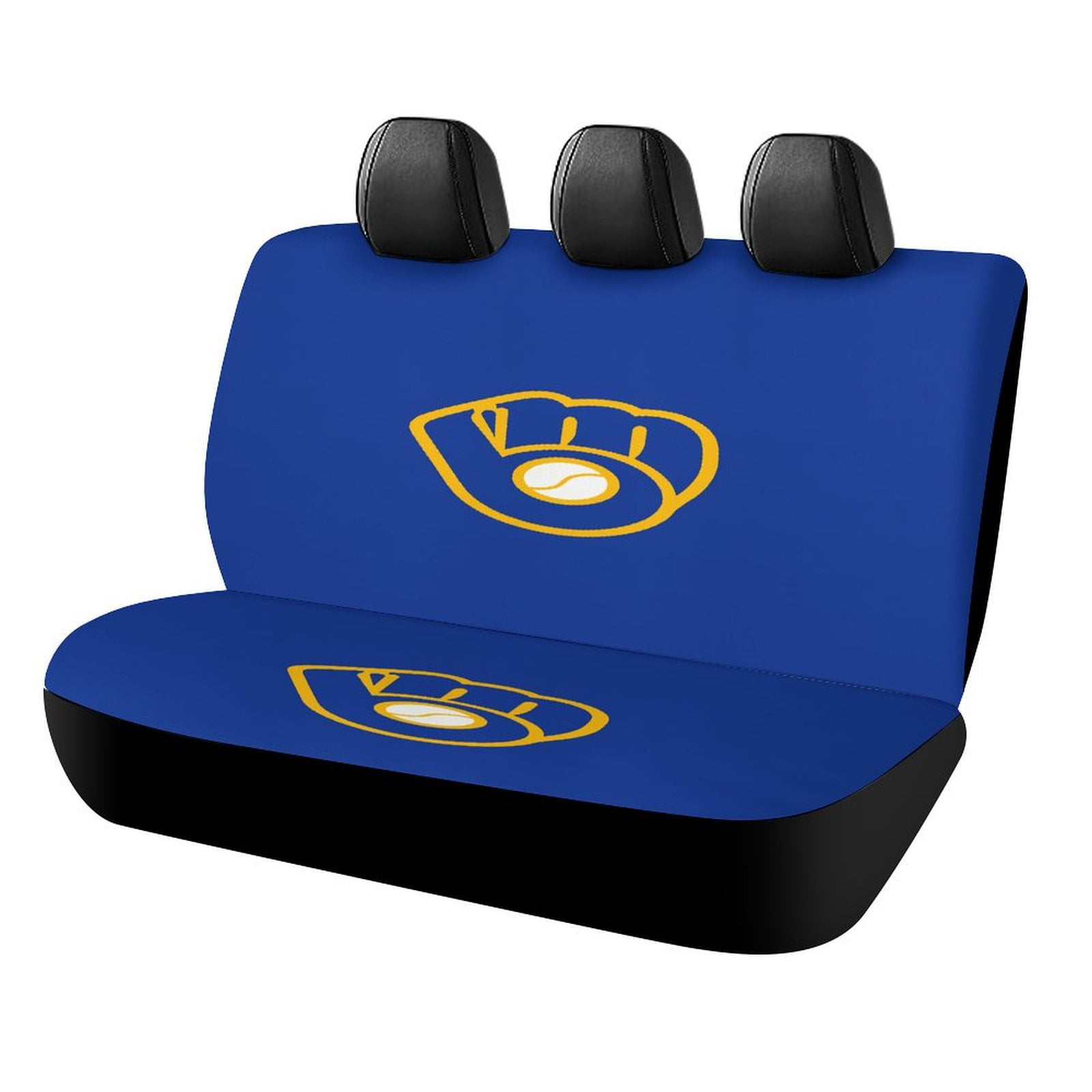Baseball Glove Icon Print Car Accessories Car Rear Seat Covers Fashion ...