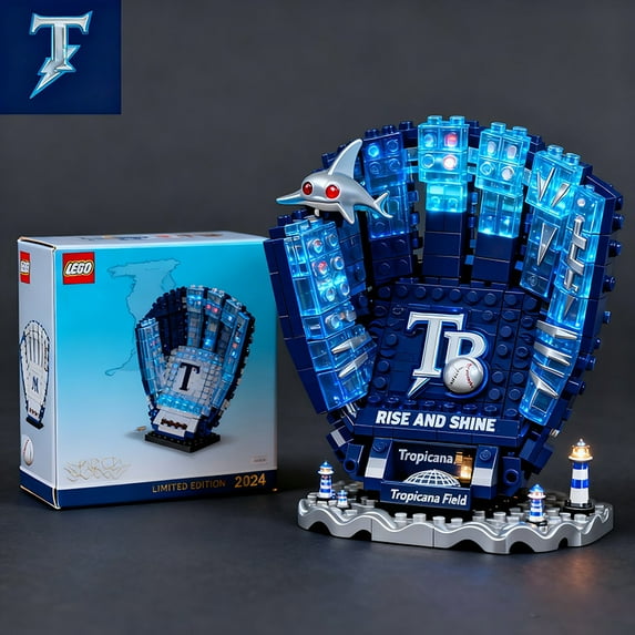 Baseball Glove Theme Building Block Gift Box Ornaments - Walmart.com