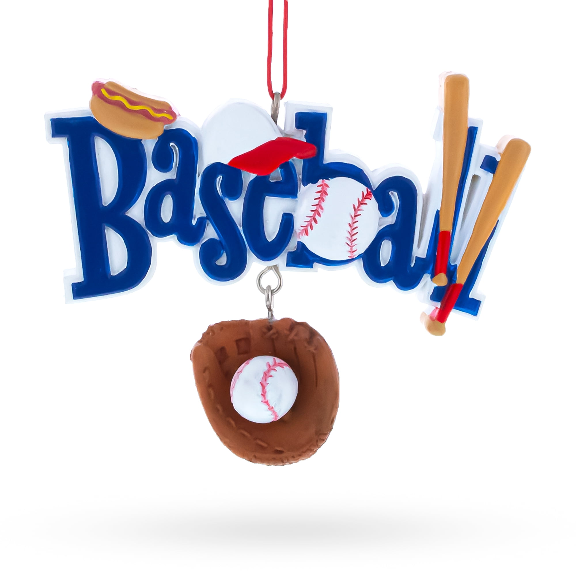 Baseball Glove and Bat Resin Christmas Ornament - Walmart.com