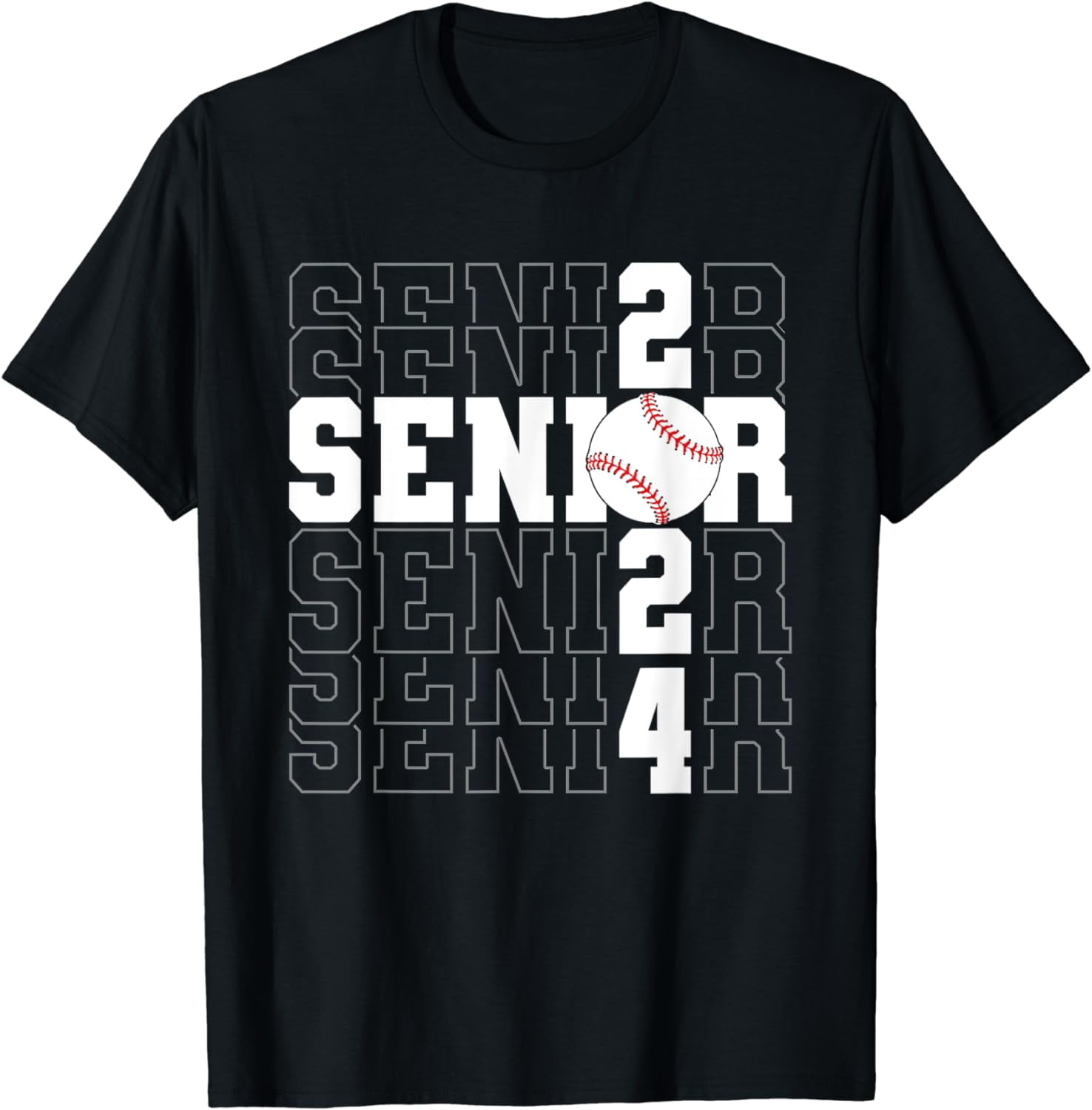 Baseball Graduation 2024 T-Shirt - Walmart.com