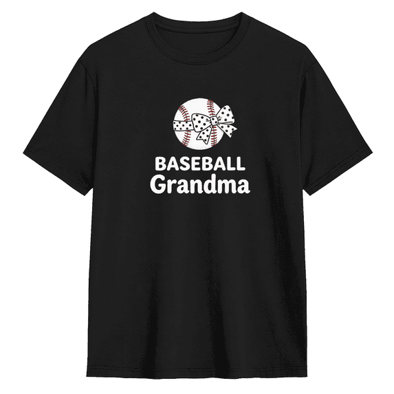 Baseball Grandma Retro Graphic Tee for Women, Witty Workout Cotton ...