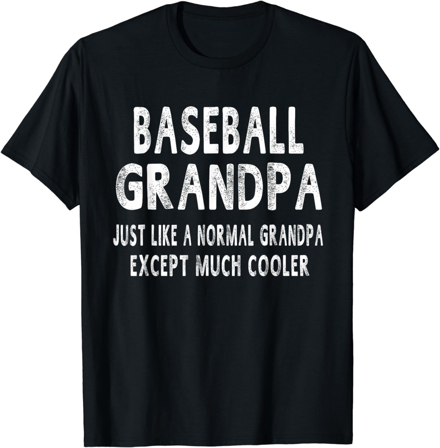 Baseball Grandpa Top Fathers Day Gifts Grandfather Sport Men T-Shirt ...