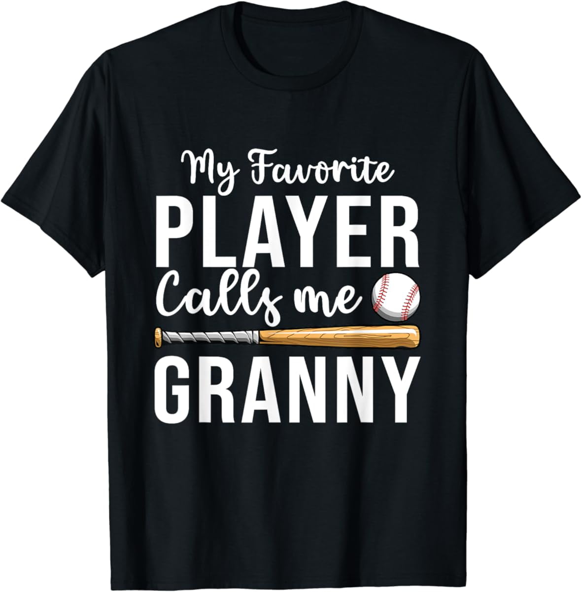 Baseball Granny Shirt, Favorite Baseball Player Grandma Unisex Men ...