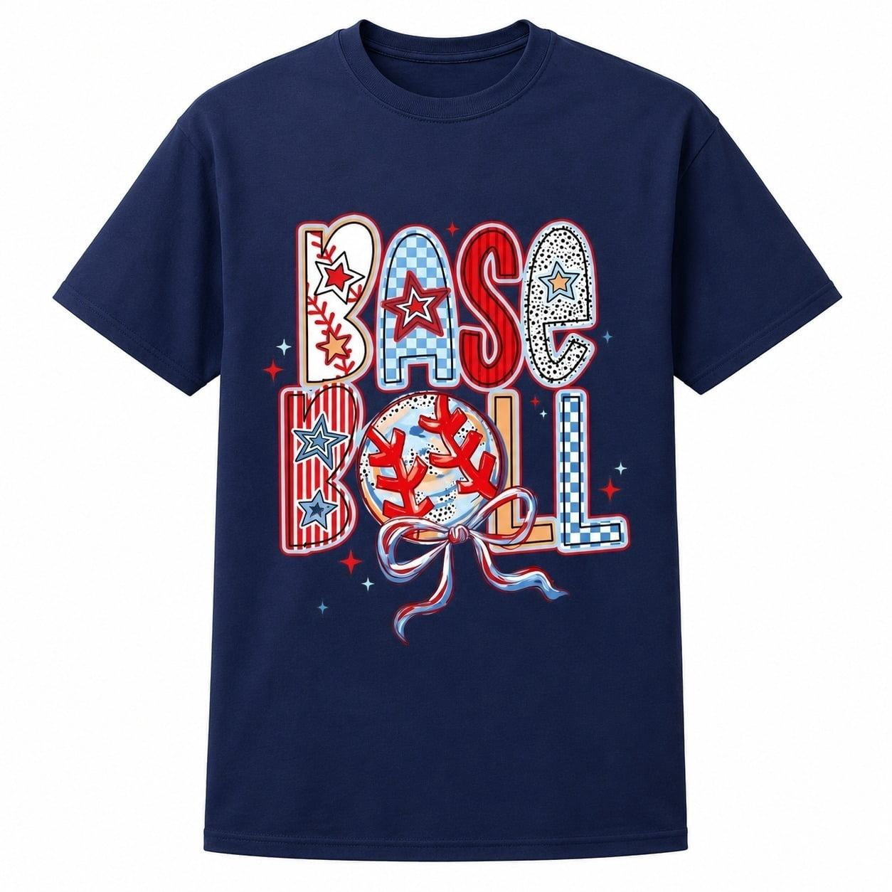 Baseball Graphic T-Shirt, Unisex Classic Fit Cotton Tee - Walmart.com