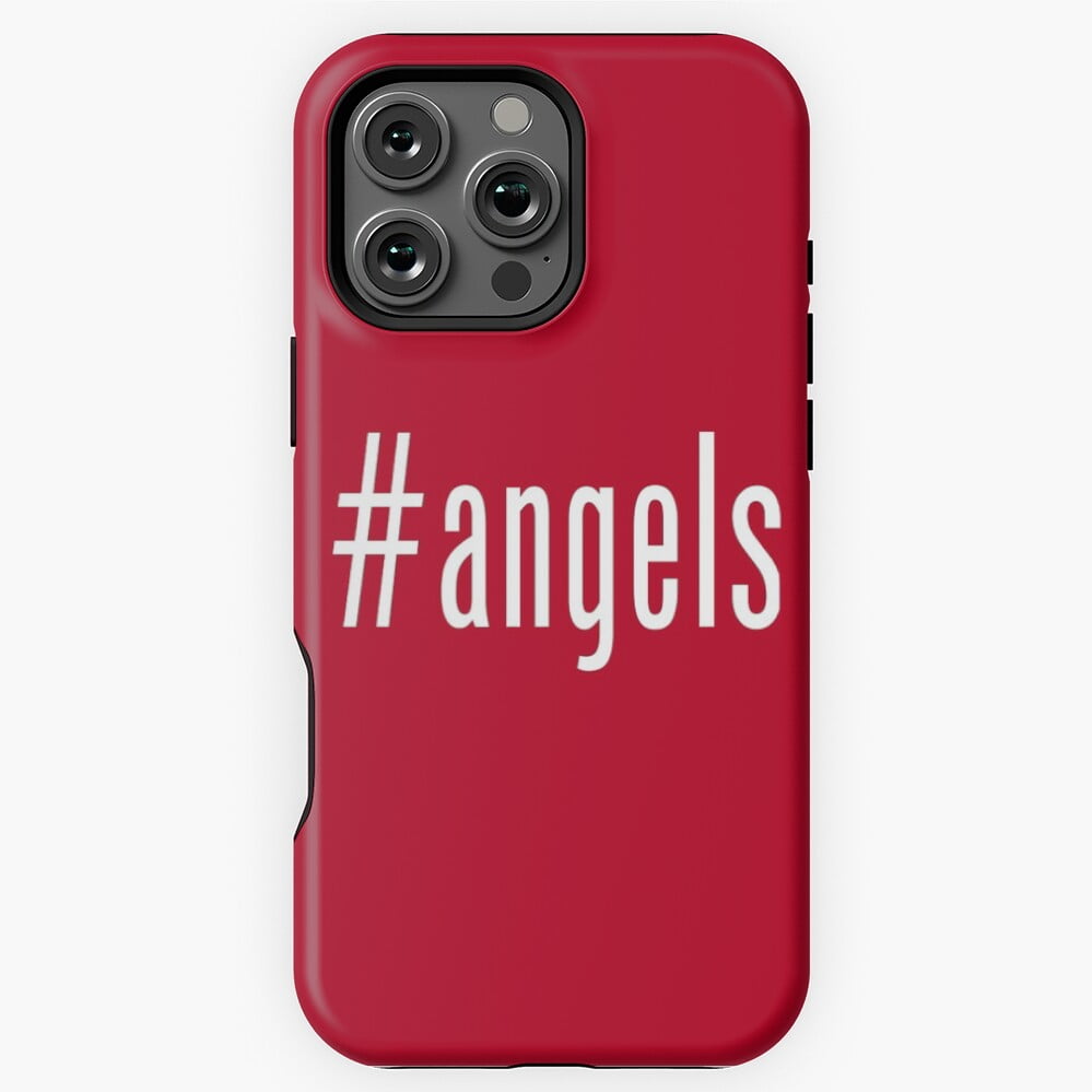 Baseball Hashtag Angels Fan Gift Phone Case for iPhone 16 15 14 13 12 ...