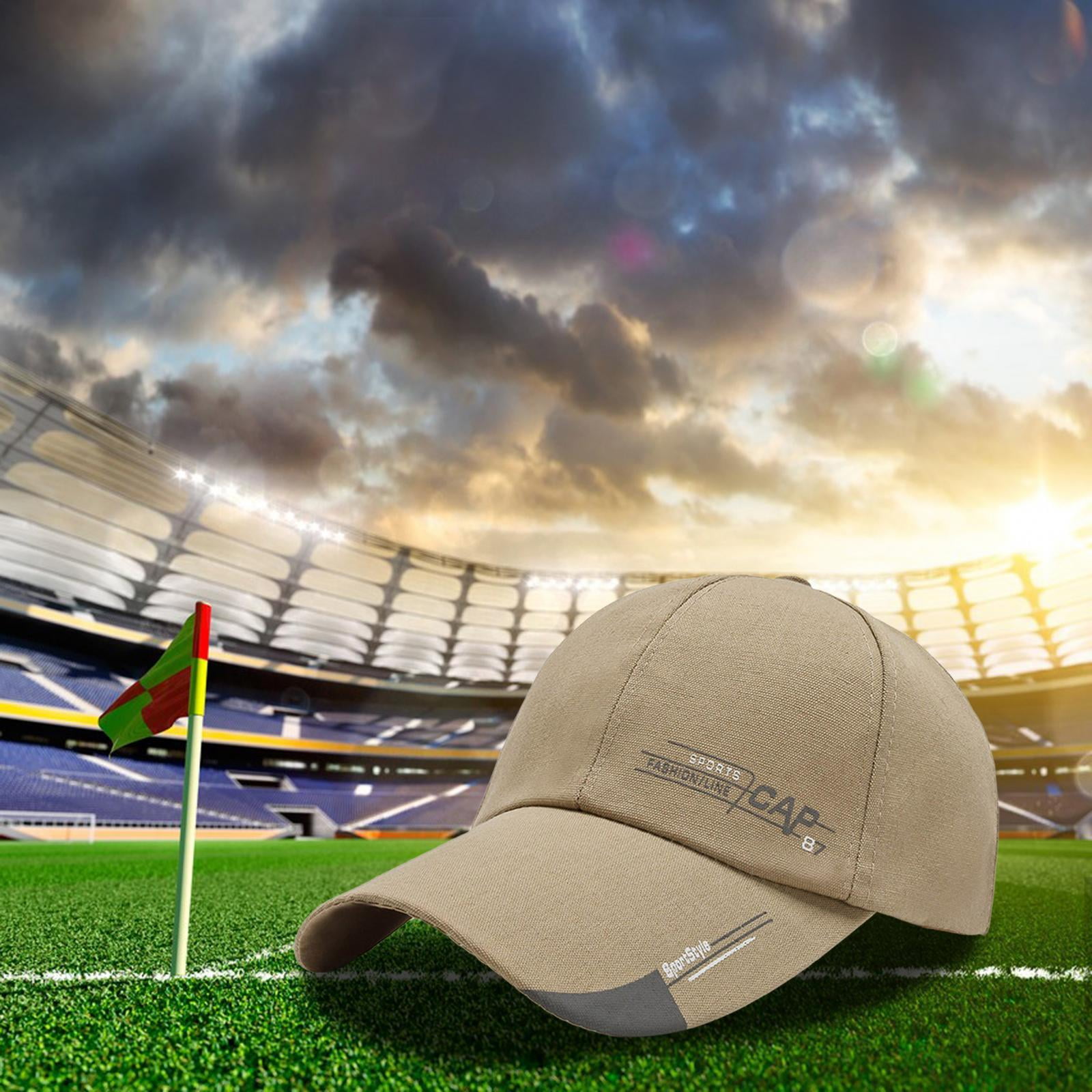 Baseball Hat Adjustable Size Summer Cap Unisex Sports Sun Visor Hats ...