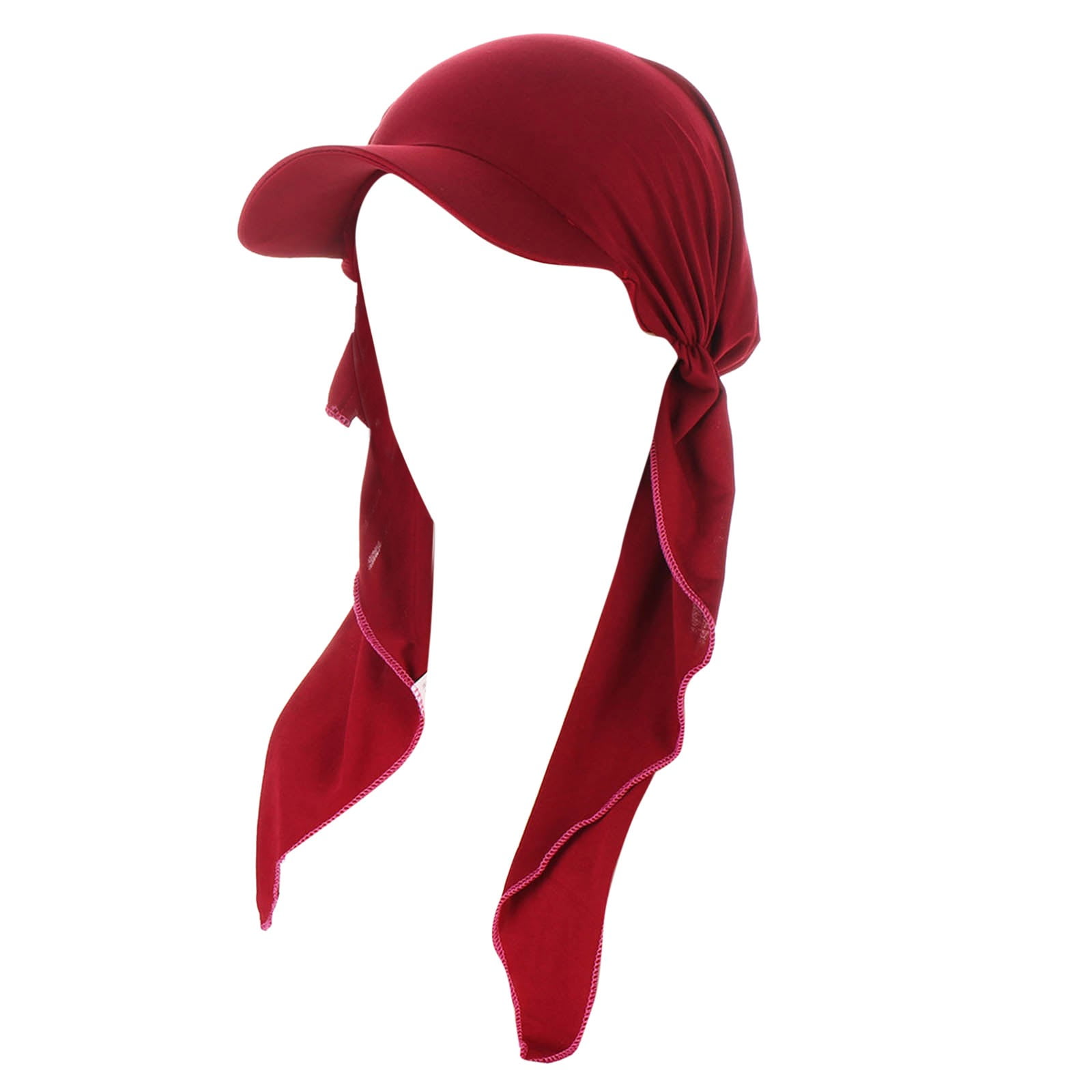 Baseball Hat Cap Hijab Shawl - Breathable Muslim Headscarf with Full Coverage for Women Men, One ...