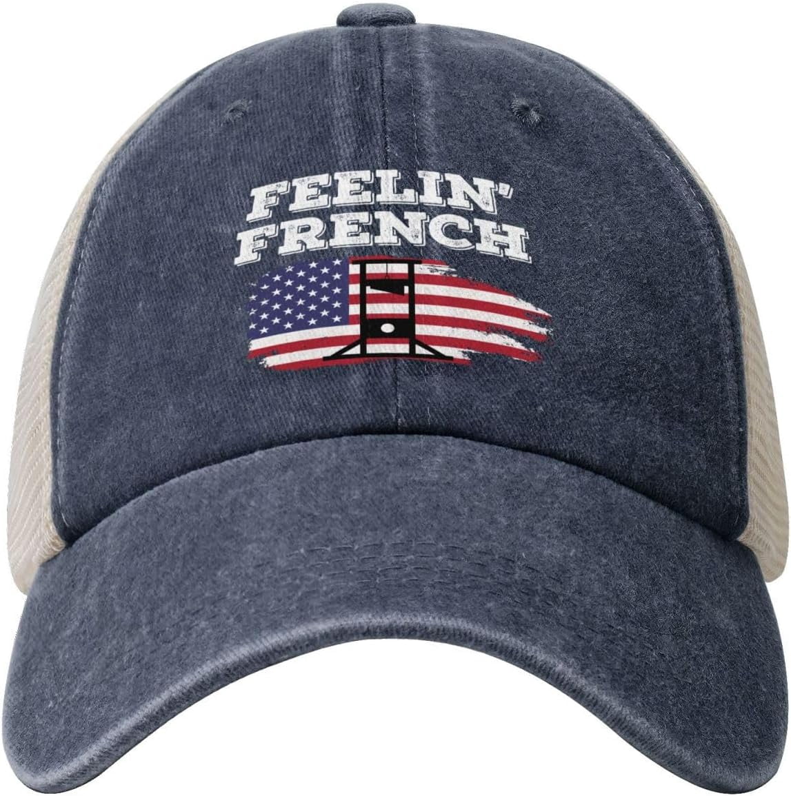 Baseball Hat “Feeling French” Guillotine Print Classic Fit - Walmart.com