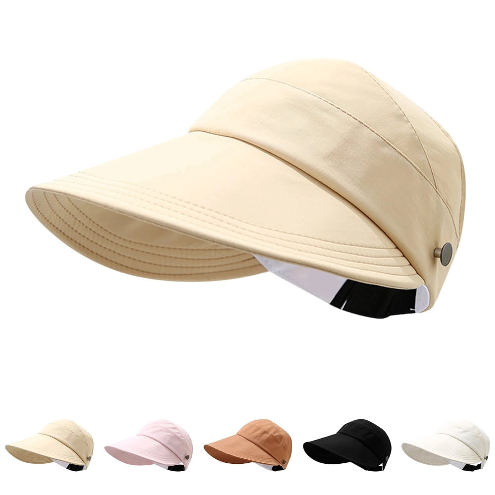 Baseball Hat, Hiking Fishing Hats Wide Brim Adjustable Ponytail for ...