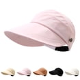 Baseball Hat, Hiking Fishing Hats Wide Brim Adjustable Ponytail for ...