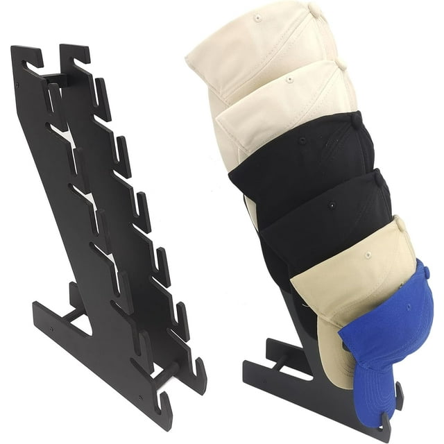 Baseball Hat Organizer, Set of 2, Cap Holder Organizer Hat Hangers for ...