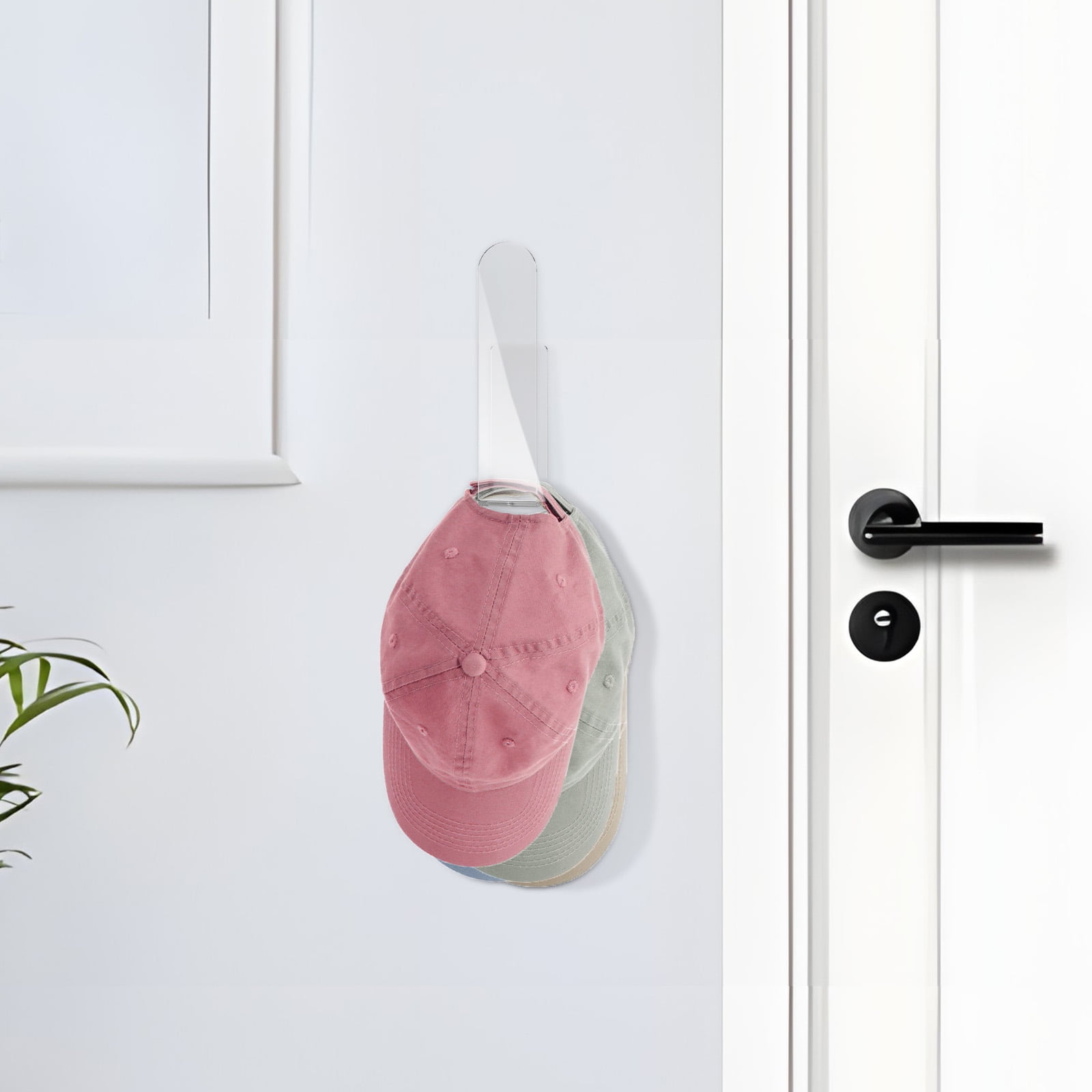 Baseball Hat Storage Organizer Sturdy Versatile Wall Mounted Hat Hook ...