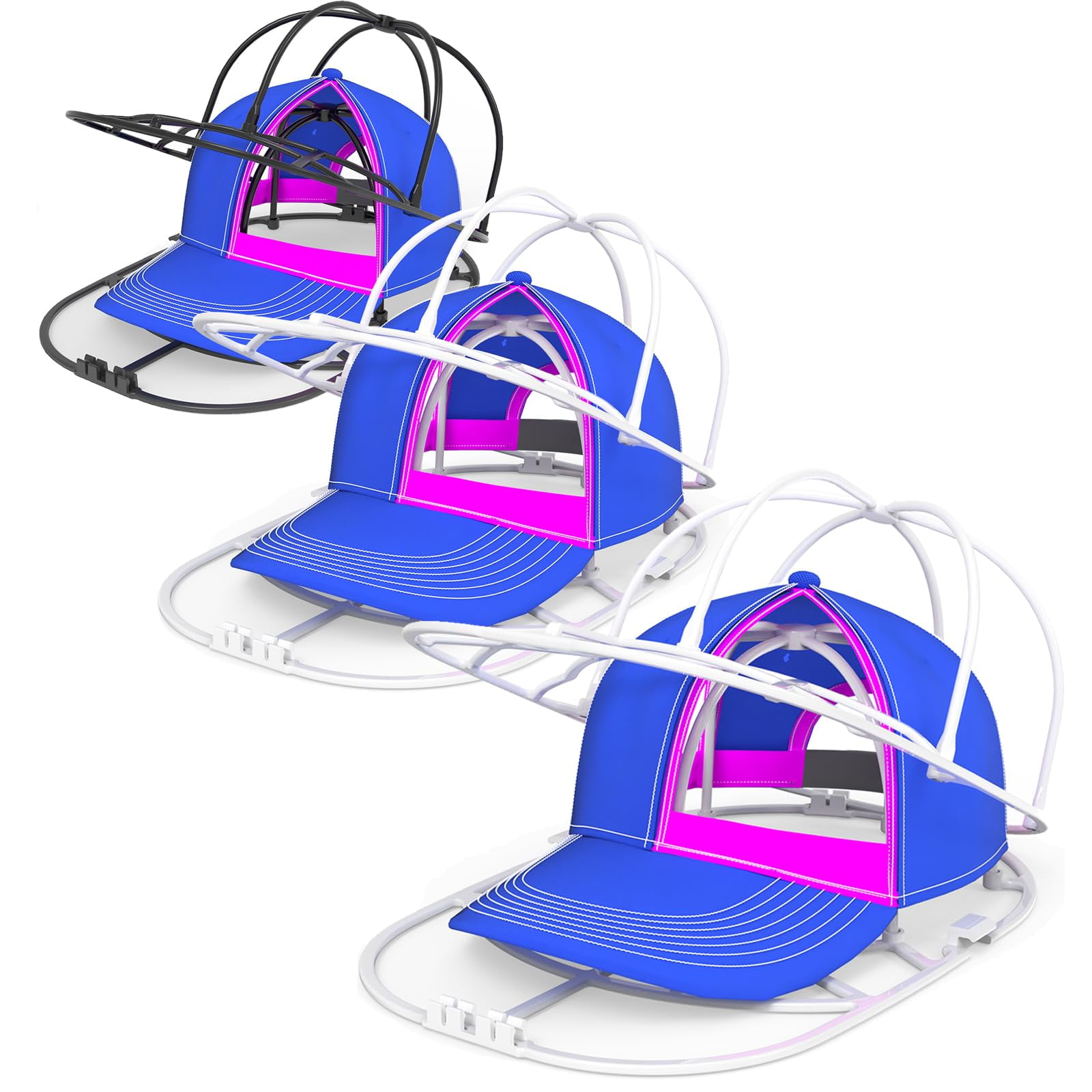 Baseball Hat Washer Cage 2-Pack - Cap Cleaning Kit for Washing Machine ...