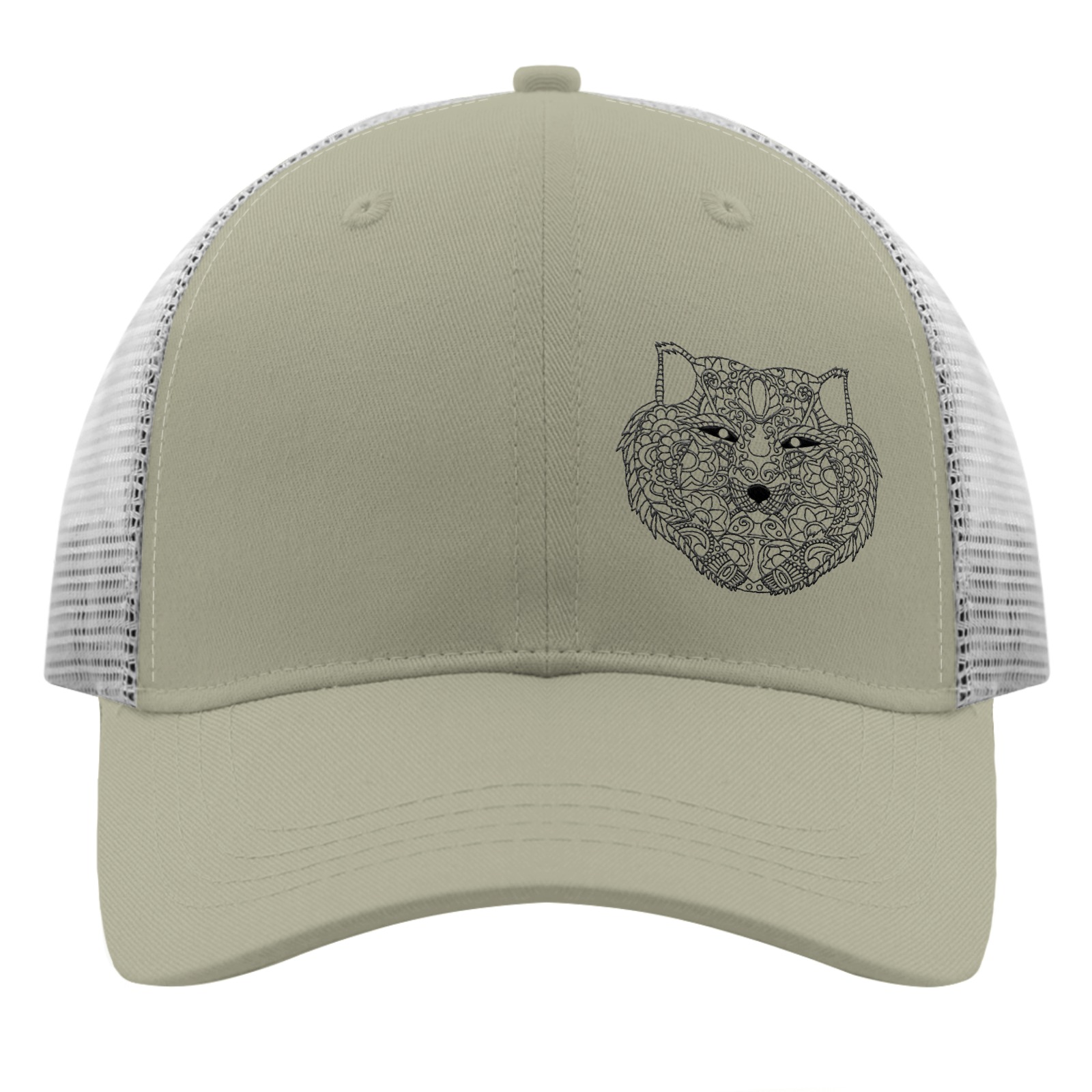 Baseball Hats Hand-painted mountain Wolf head Embroidery Dad Cap for ...