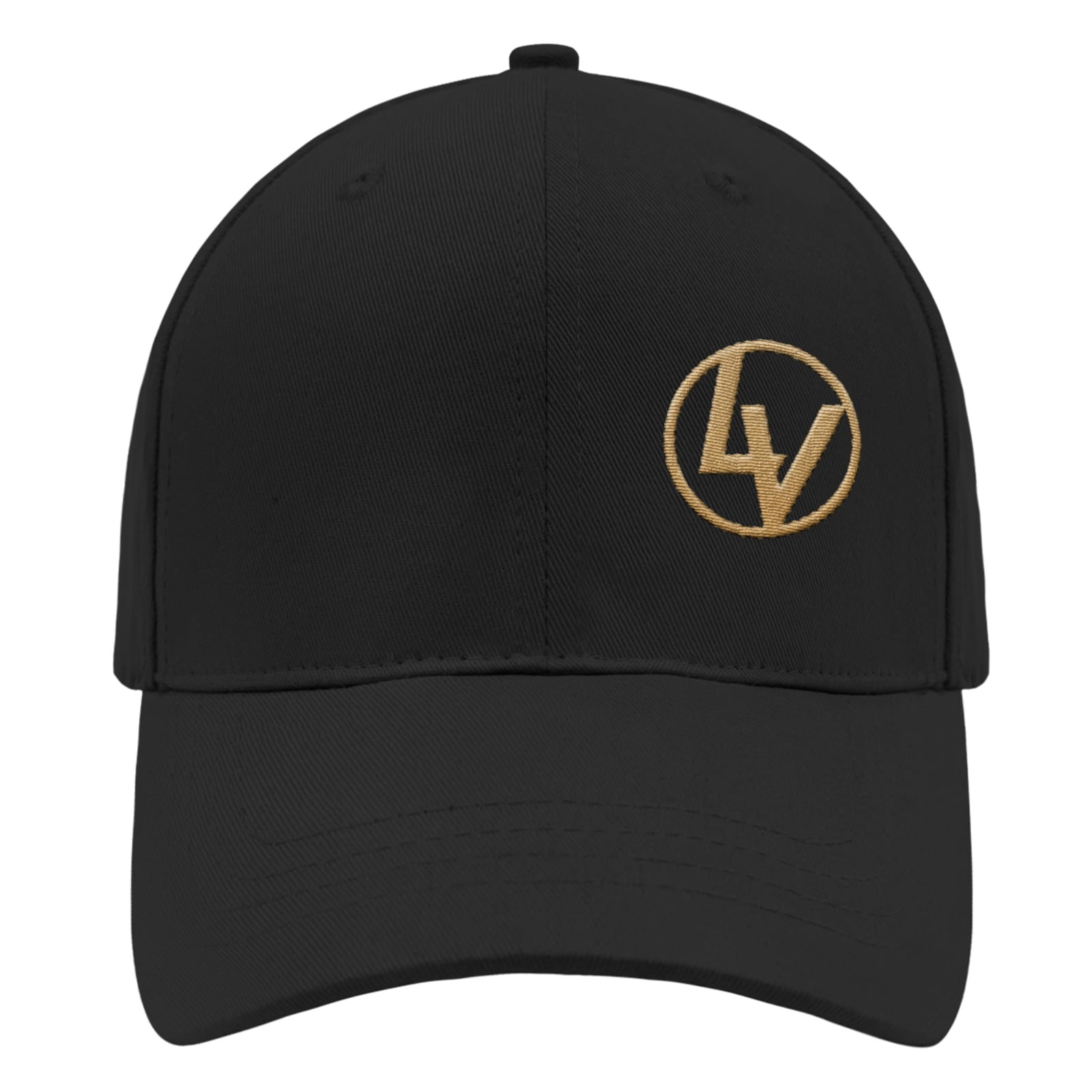 Baseball Hats L letter V logo design Embroidery Dad Caps for Women ...