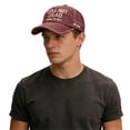 Baseball Hats for Men, Lightweight Washed Dad Hat with Embroidered Logo ...