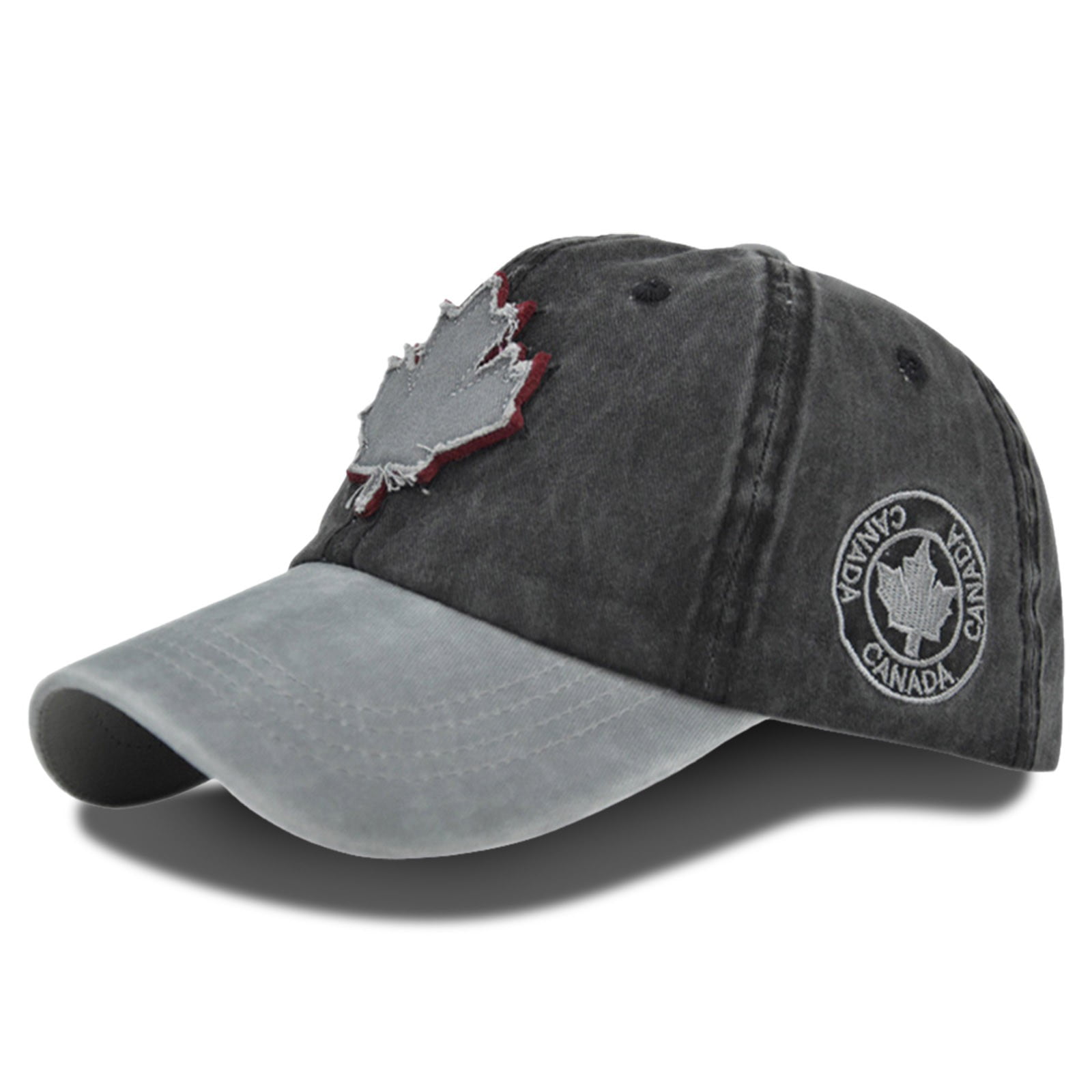 Baseball Hats for Men Women Day Embroidered Maple Leaf Flag Adjustable ...