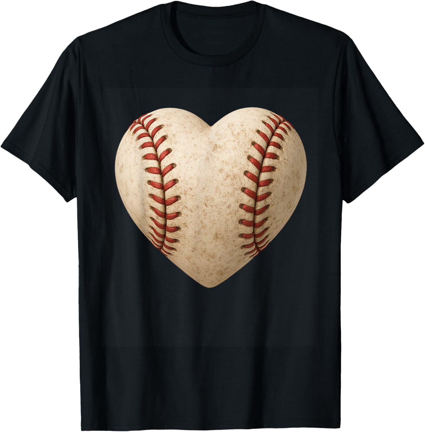 Baseball Heart Shape Valentines Day Love Men T-Shirt - Walmart.com