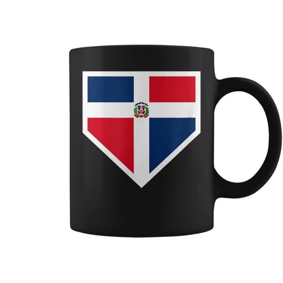 Baseball Home Plate With Dominican Republic Flag Coffee Mugs - Walmart.com