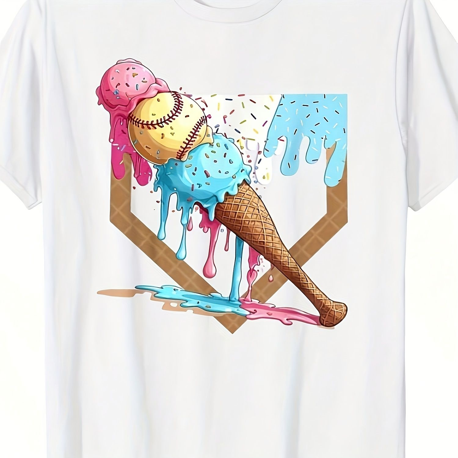 Baseball Ice Cream Dping Baseball Home Plate DT-S1Hirt12680220g Organic ...