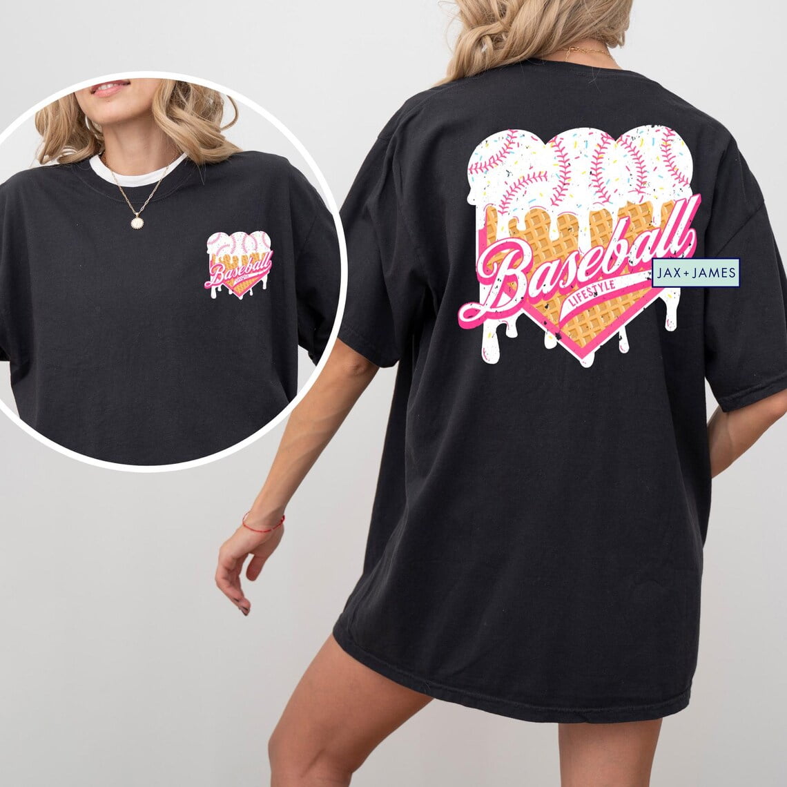 Baseball Ice cream 2025 T-shirt, Trendy Ice Cream DRIP Design for ...