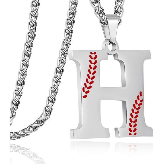 Baseball Number Necklace, 0-99 Jersey Baseball Pendant Necklace for Men ...