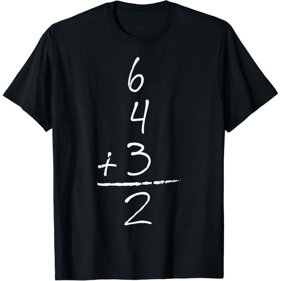 Baseball Inspired Math 6 4 3 2 Double Play Softball Game Tee Unisex Men ...