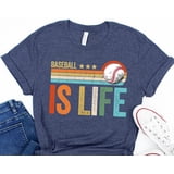 Baseball Is Life Shirts For Women Or Men Tee Baseball Funny Football ...