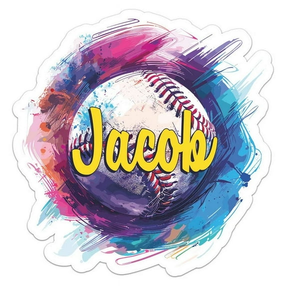Baseball Jacob Sticker Phone Decal Water Bottle Stickers Car Decals ...