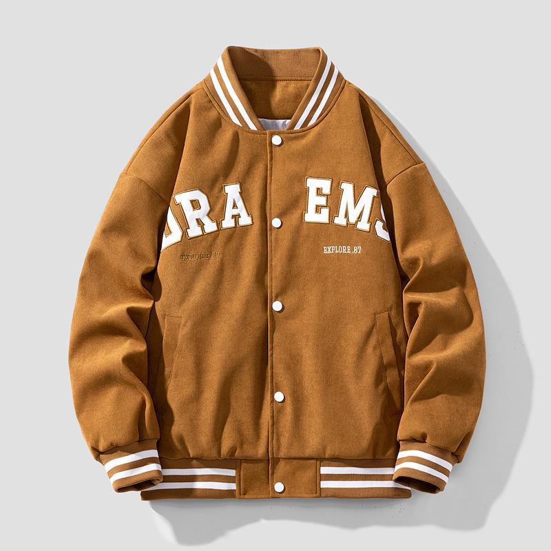 Baseball Jersey Men‘s Jacket Men‘s Casual Trend Versatile Men‘s Jacket ...