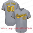 Baseball Jerseys Custom Embroidery Design Name Number Button Cardigan ...