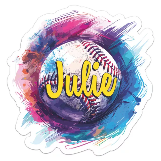 Baseball Julie Sticker Phone Decal Water Bottle Stickers Car Decals ...