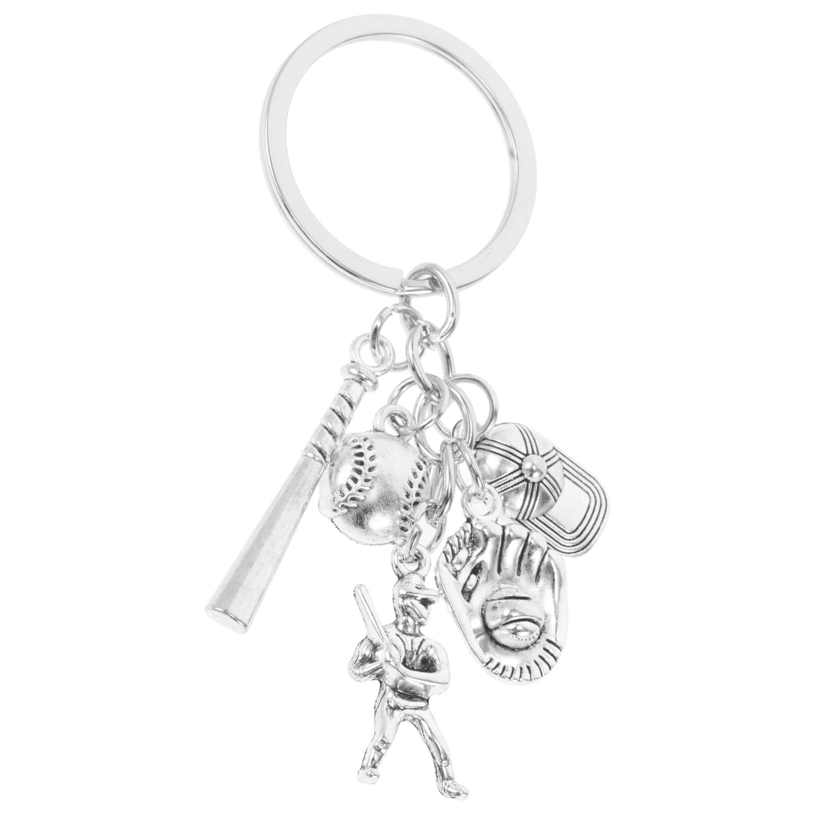 Baseball Keychain With And Glove Charms For Sports Lovers Keychain ...