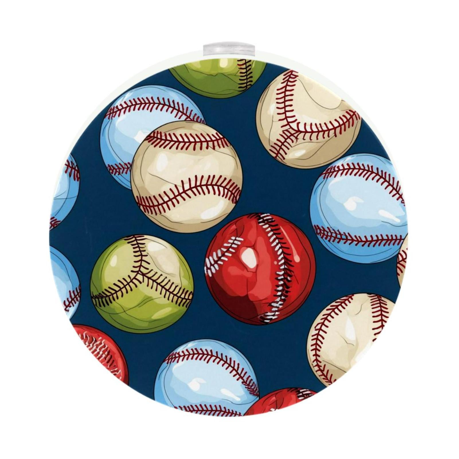 Baseball LED Round Night Light-2PCS: Bright and Energy Efficient ...