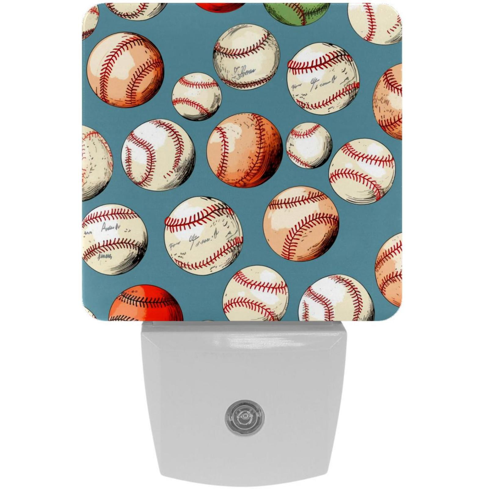 Baseball LED Square Night Light for Bedroom and Bathroom - Energy ...