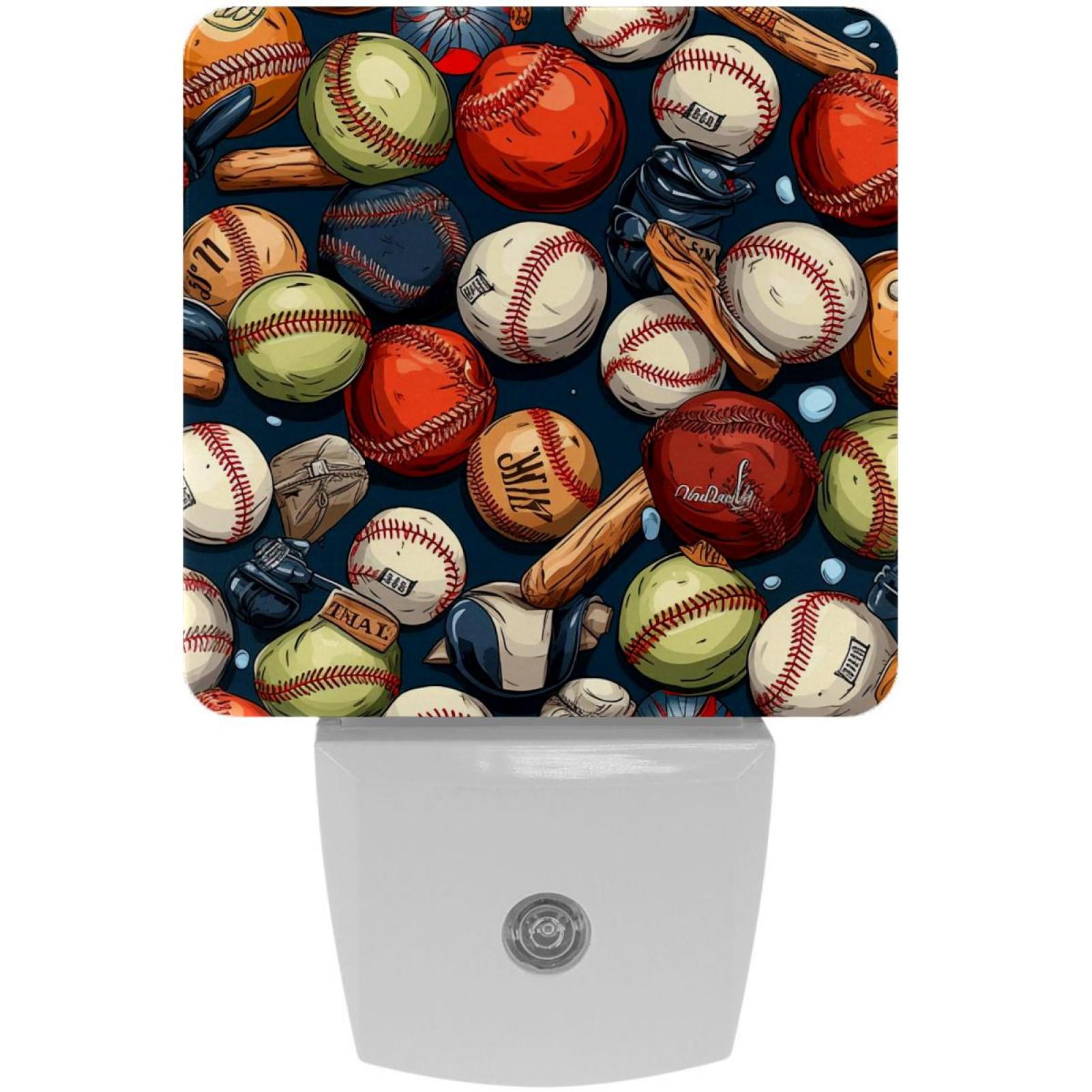Baseball LED Square Night Light for Bedroom and Bathroom - Energy ...