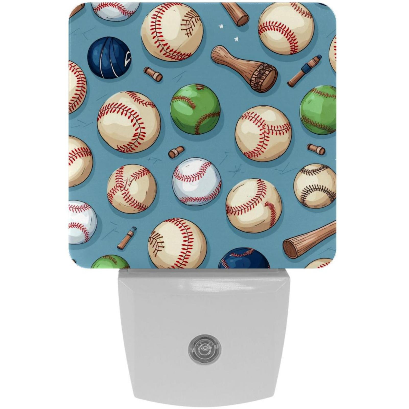 Baseball LED Square Night Lights - Bright, Energy-Efficient Luminaires ...