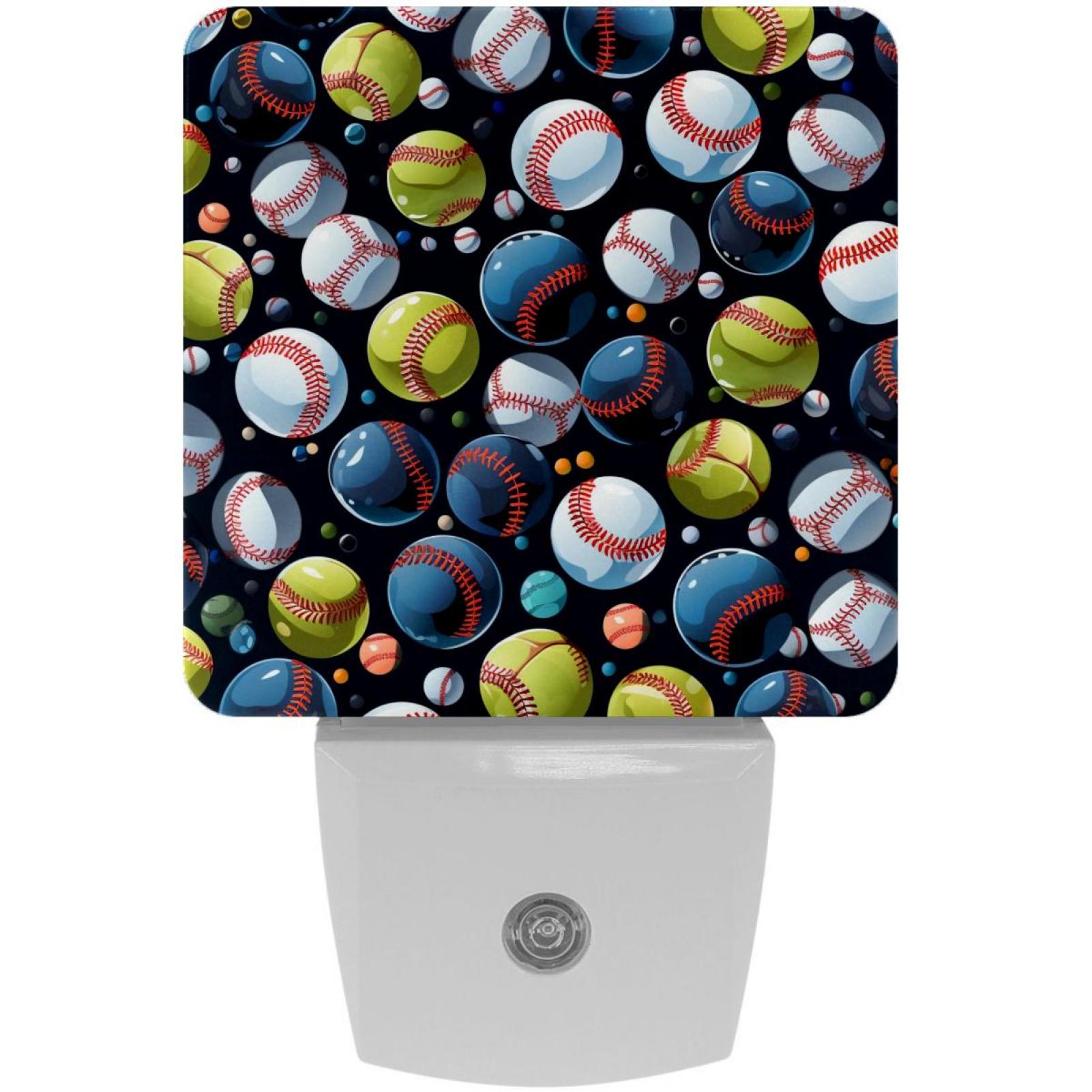 Baseball LED Square Night Lights - Energy Efficient and Sleek Design ...