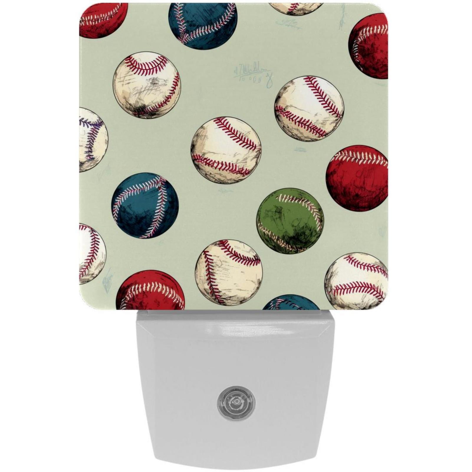 Baseball LED Square Night Lights - Energy Efficient and Sleek Design ...